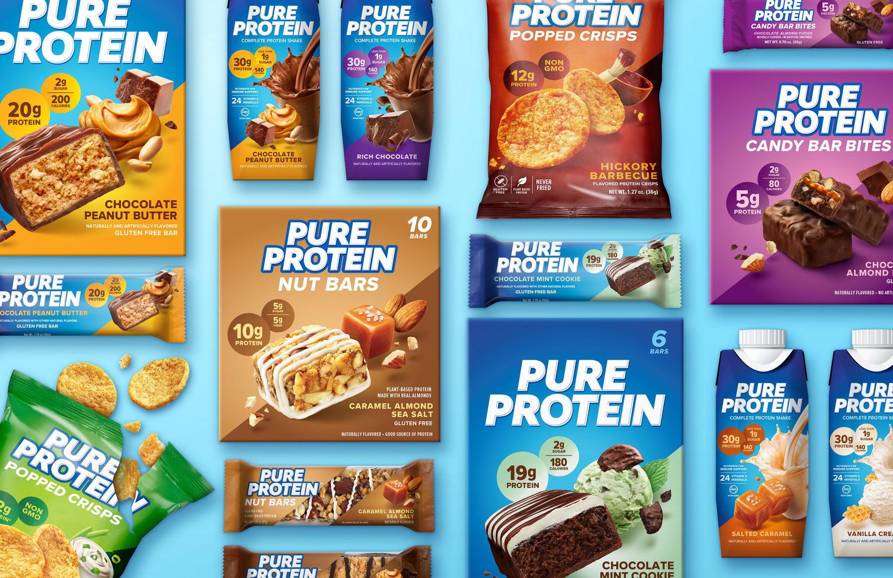 The Dieline: After Almost Three Decades, Pure Protein Undergoes a ...