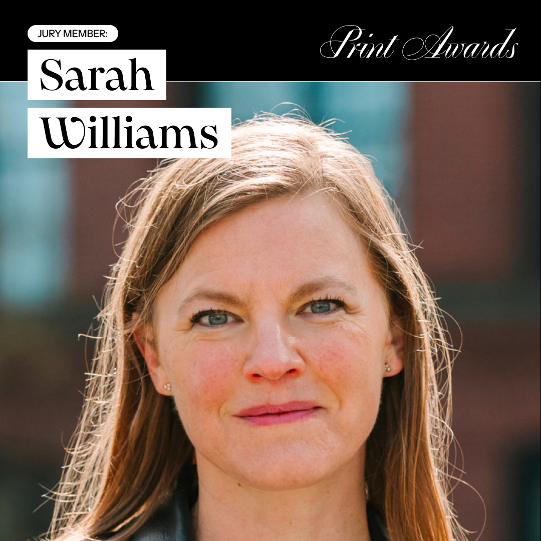 Sarah Williams Selected for the 2025 Jury for Print Design Design Awards - Beardwood&Co.